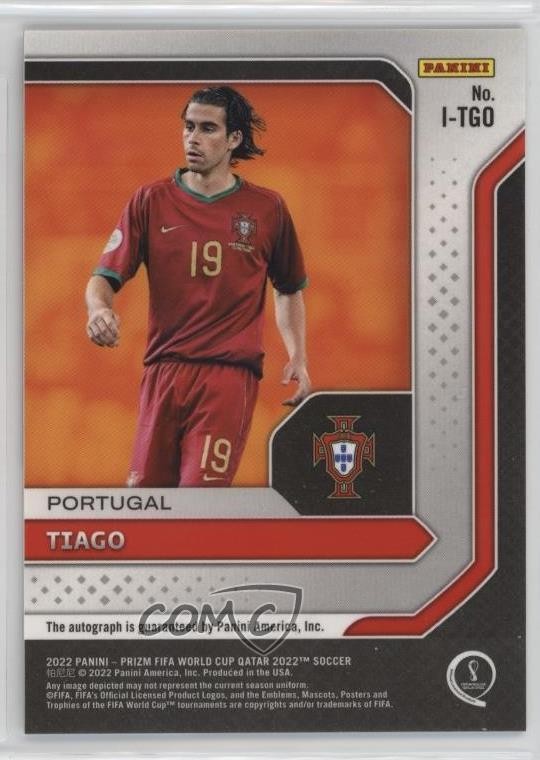 2022 Panini Prizm World Cup Qatar International Ink Tiago Mendes #I-TGO ...