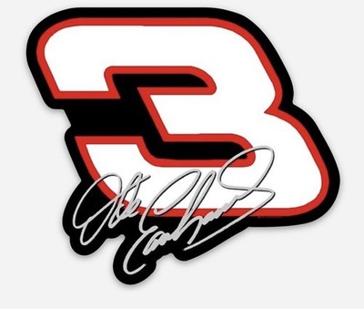 Dale Earnhardt 3 NASCAR Vinyl Sticker Decal | eBay