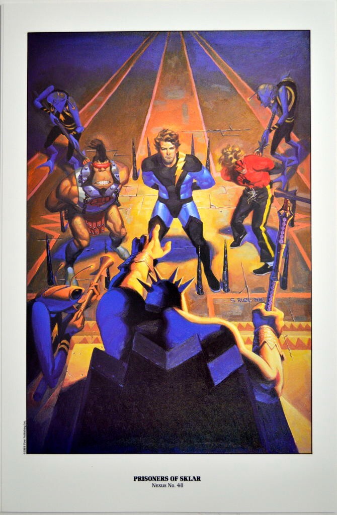NEXUS #48 PRISONERS OF SKLAR Art PRINT Steve Rude artwork Graphitti ...