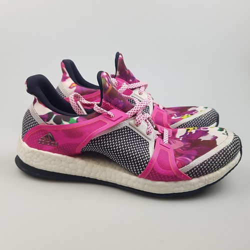 Women's ADIDAS 'Pure Boost X Floral' Sz 6.5 US Runners ExCon | 3+ Extra ...