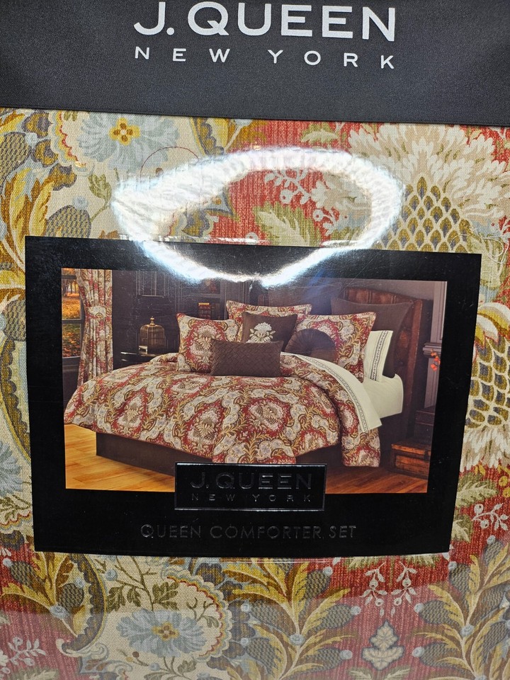 J. QUEEN NEY YORK SAYRE SPICE COMFORTER SET NEW | eBay