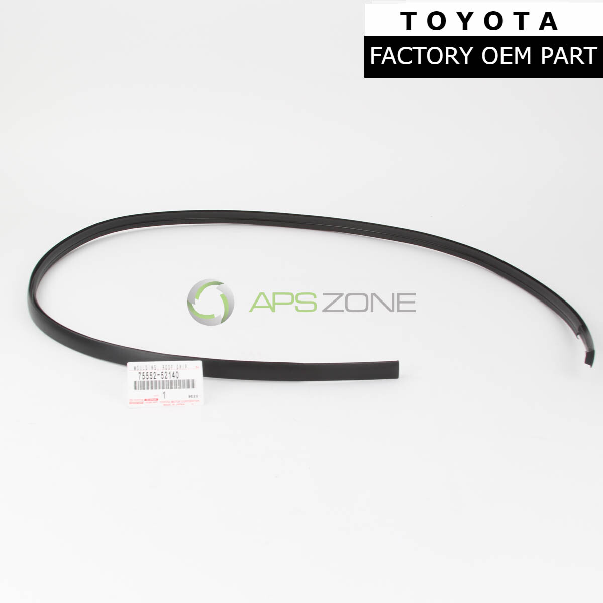 GENUINE TOYOTA YARIS 2007-2011 BASE SEDAN LEFT ROOF DRIP MOLDING OEM ...