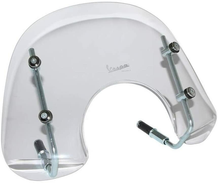 VESPA LX 50 125 150 SHORT SPORT CLEAR WINDSCREEN SCREEN KIT BRAND NEW ...