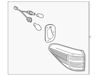 Genuine Lexus Tail Lamp Assembly 81560-0E021 | eBay