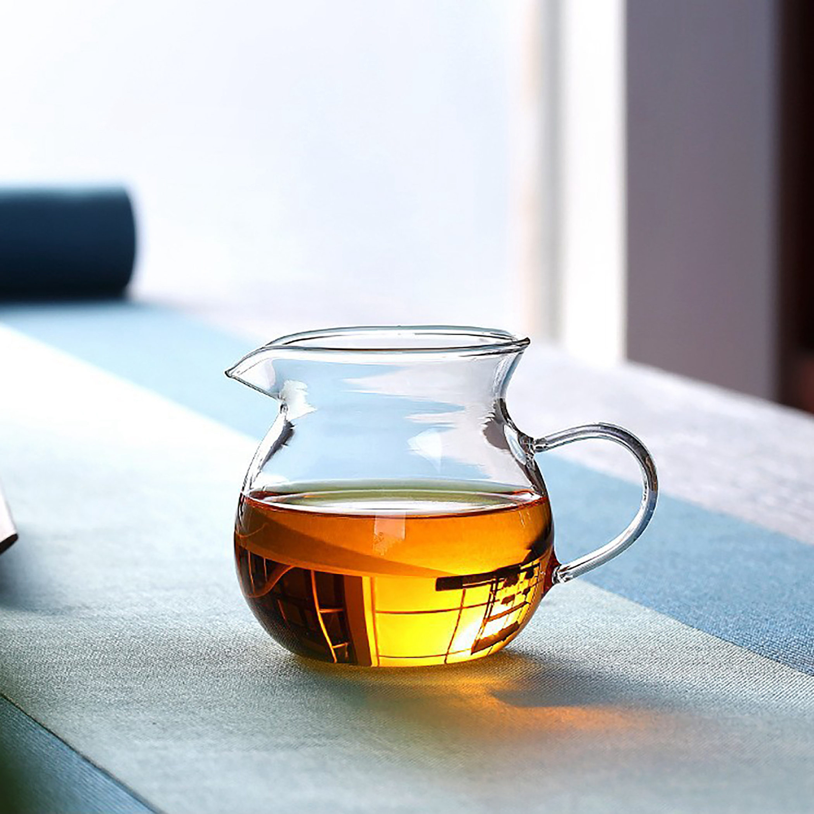 Crystal Clear Glass Fair Mug China Kungfu Teacup Pitcher also Called ...