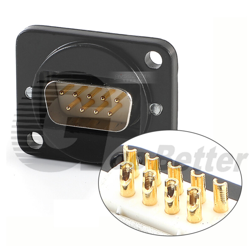 D-Sub Socket PCB Board Mount Solder Pin Connector RS232 Serial 9 Pin 15 ...