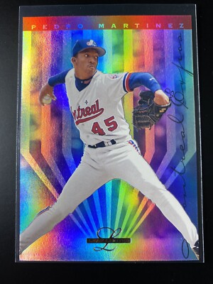 Pedro Martinez PRISM FOIL Rookie Card 1995 Leaf Limited #37 Baseball ...