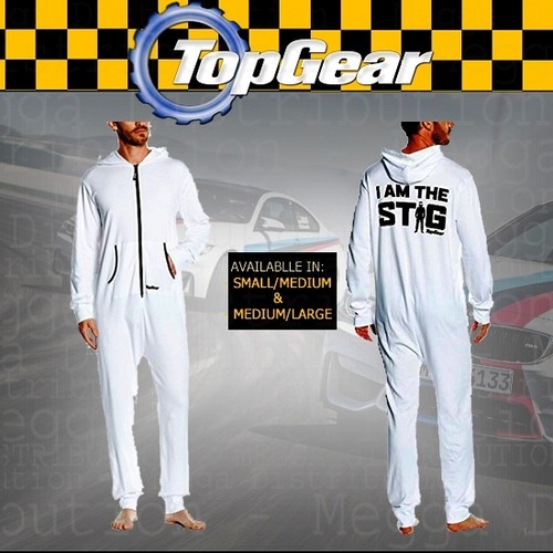 OFFICIAL BBC Top Gear I am the STIG Racing Driver Body/Jump Suit in ...