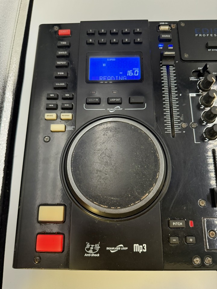 Edison Scratch 2500 MKIV Professional Dual CD USB MP3 DJ Audio Mixer ...