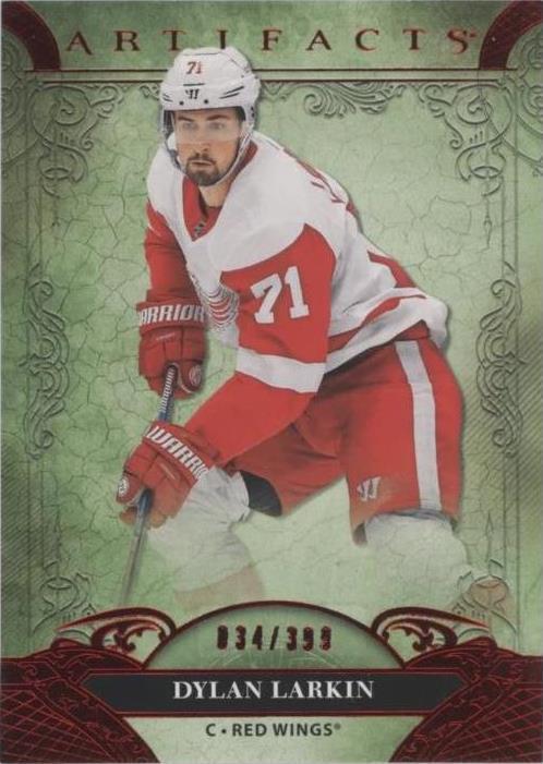 2020-21 Upper Deck Artifacts - Stars Dylan Larkin #117 Ruby /399 for ...