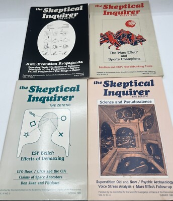 Lot of 4 Books-the Skeptical Inquirer Volume IV No 1-4 1979 1980 | eBay