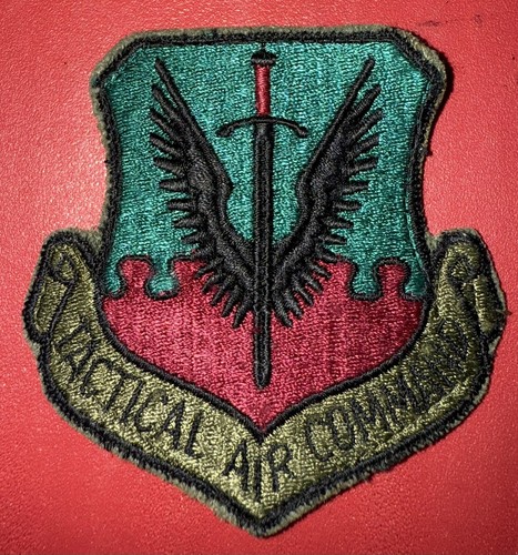 1980s-GWOT Era USAF Air Force Tactical Air Command Subdued Patch (WY) | eBay