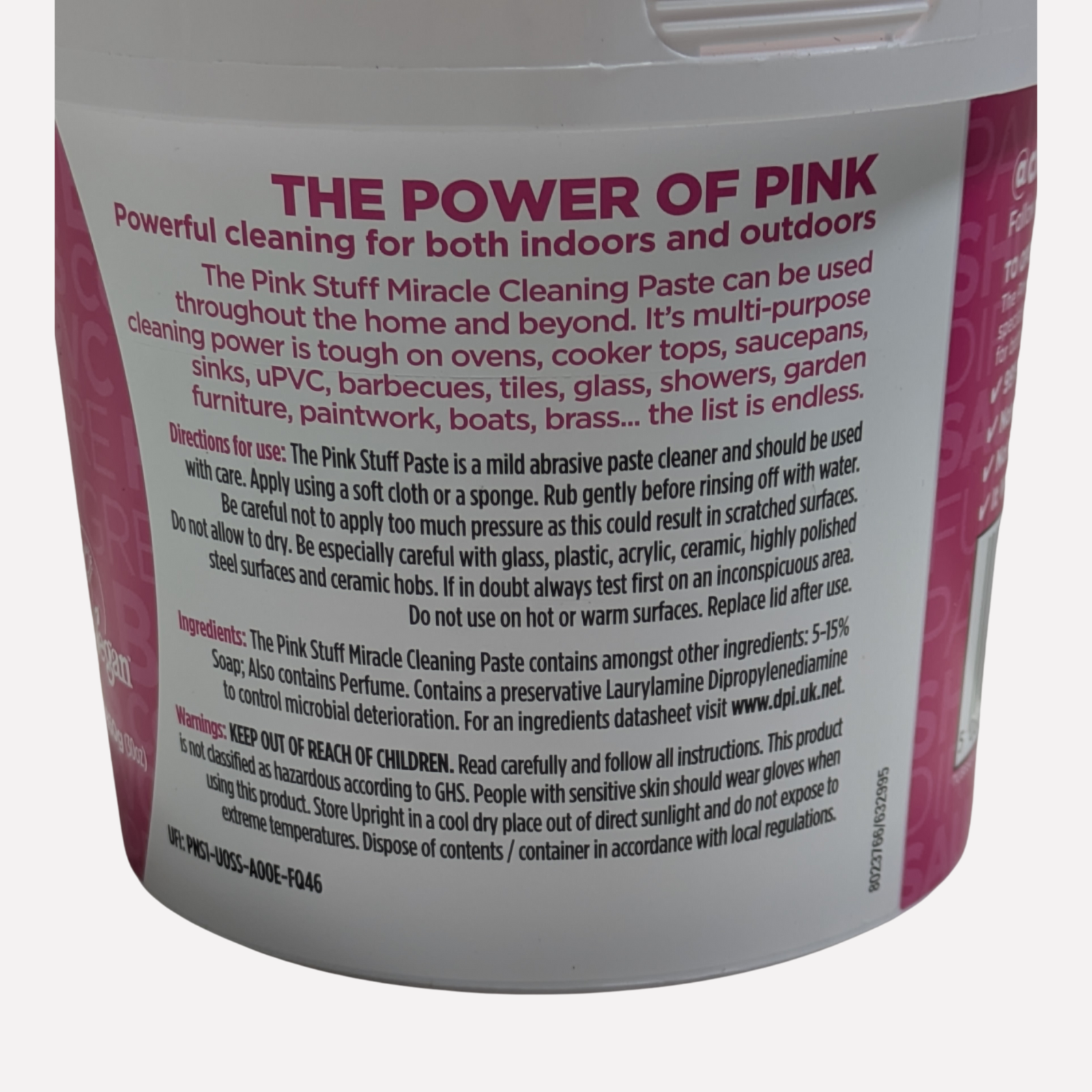 The Pink Stuff Miracle Cleaning Paste 850g | Tough on Stains | Multi ...