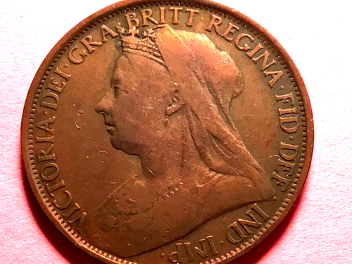 Victoria Dei Gra Britt Regina Fid Def Ind imp 1896 | eBay