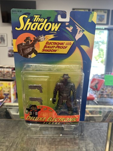 1994 Kenner The Shadow Electronic Bullet Proof Shadow Action Figure ...