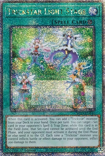 Yugioh - Trickstar Light Stage - 1st Edition QCR NM - Free Holographic ...