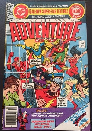 Adventure Comics #461 NM Justice Society Of America Begins 1979 DC ...