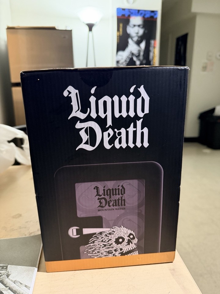 ️New! Liquid Death 5L 9-Can Mini Fridge, Black | eBay