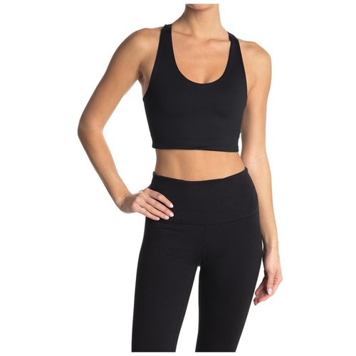 Zella NWOT Non Padded Racerback Sports Bra Black Size M | eBay