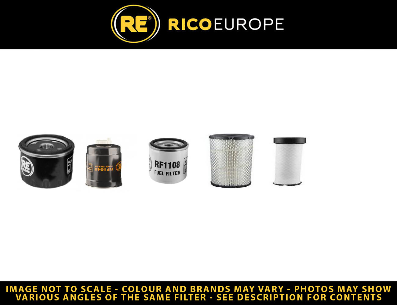 Filter Service Kit Fits Wacker Neuson RT82 SC2 Air, Oil, Fuel Filters ...