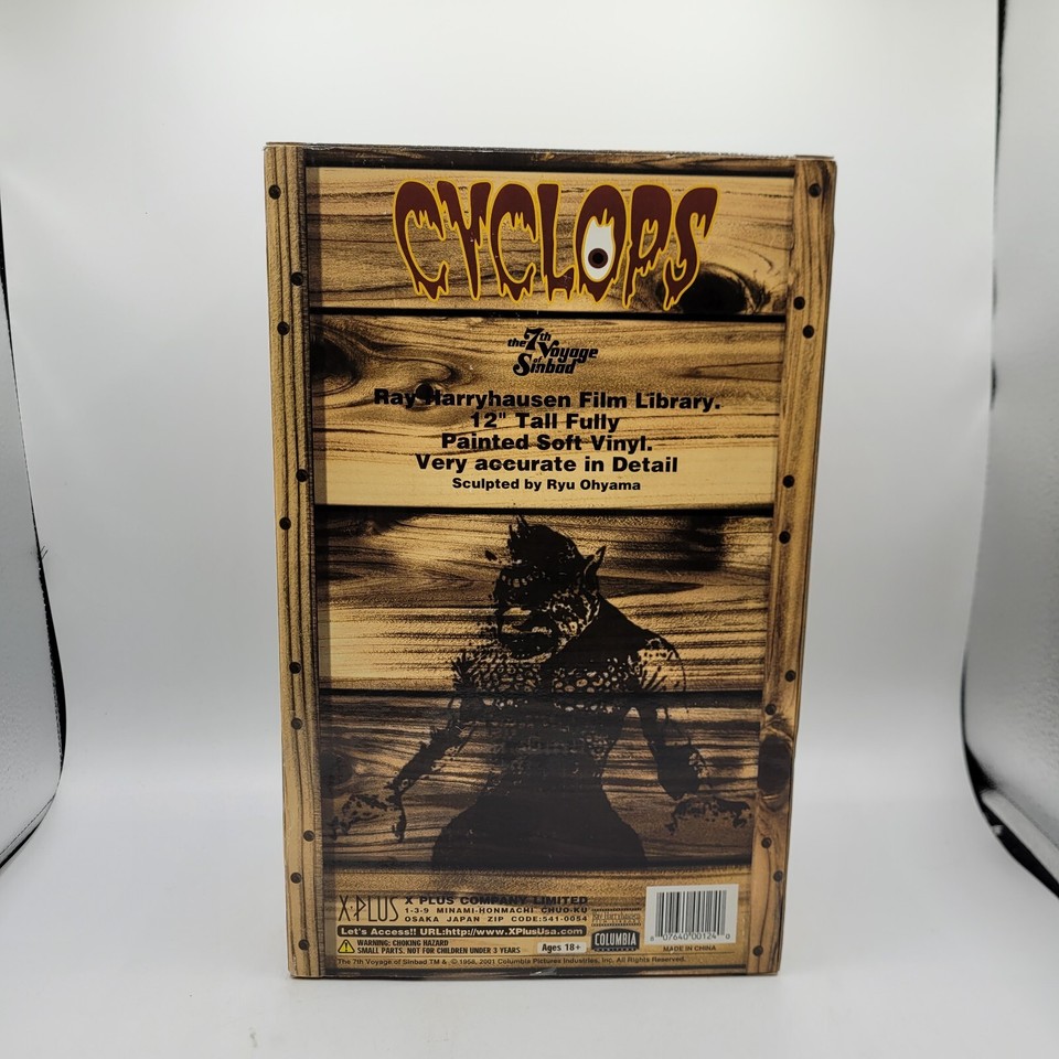 Cyclops 12” figure the 7th Voyage of Sinbad X-Plus Ray Harryhausen ...