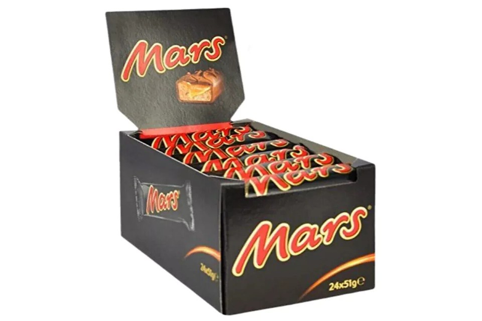 Full Case Mars Chocolate Bars Standard Size 24x 51g Bars - Fresh Stock ...