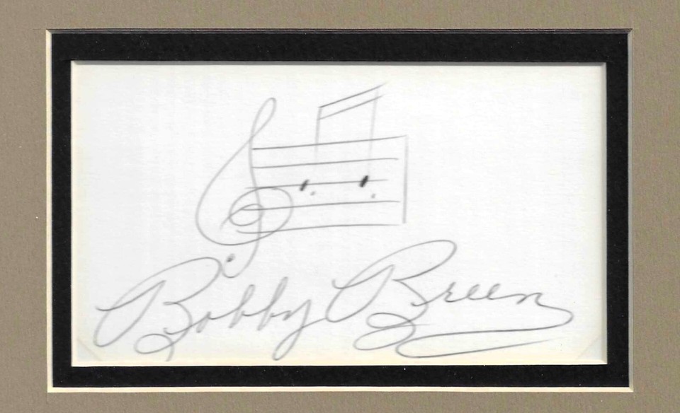 Breen, Bobby: Autographed 8"x10" photo / still – {a} Bobby Breen ...
