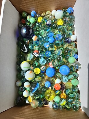 4 KG Of Vintage Marbles Mix Of Cats Eyes, swirled And Coloured rare ...