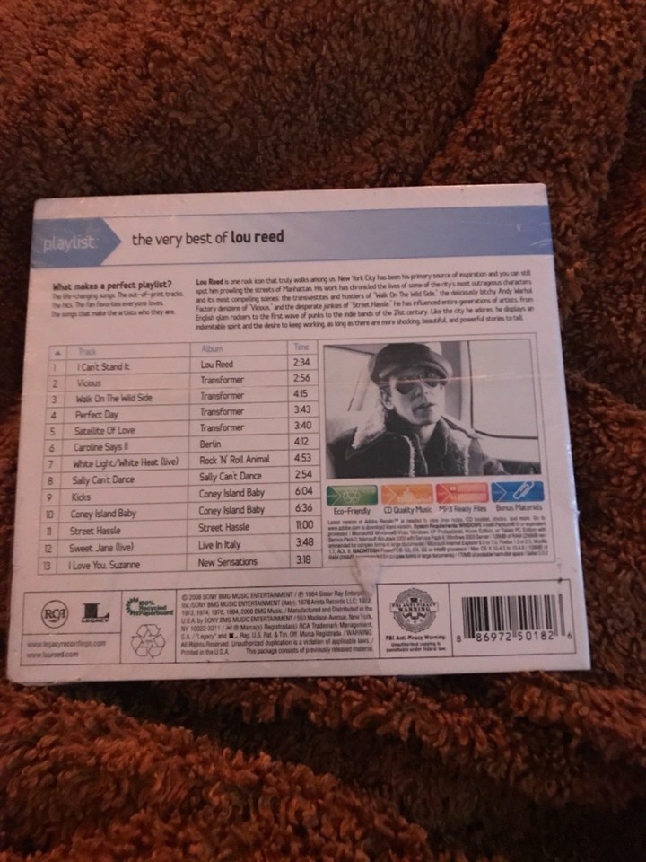 LOU REED - PLAYLIST: THE VERY BEST OF LOU REED [LEGACY] CD NEW | eBay