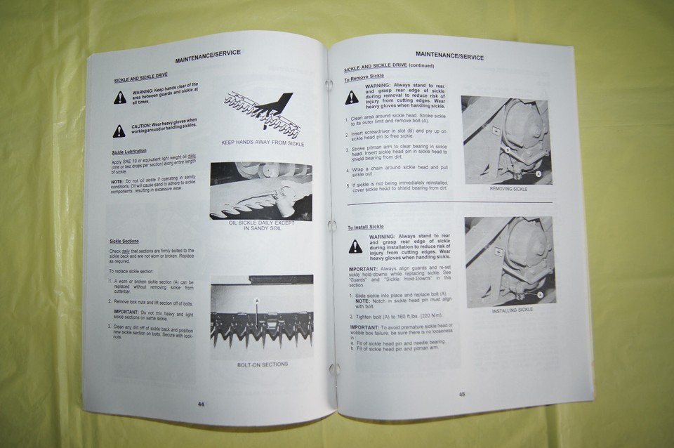 MacDon Model 942 Multi Crop Header & Hay Conditioner operator's maual ...