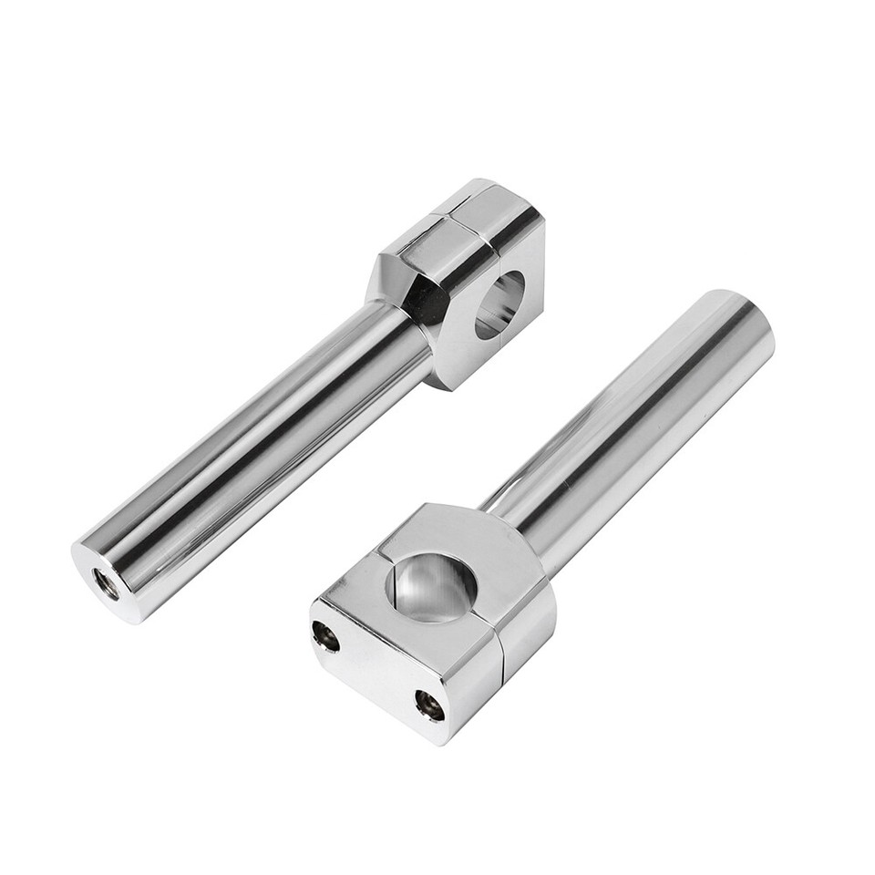 Motorcycle 7/8'' Handlebar Risers Clamps Aluminum For Harley Honda ...