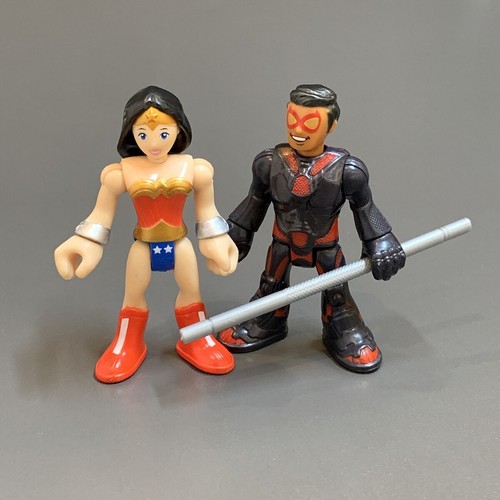 2x Vibe Wonder woman Fisher-Price Imaginext DC Super Friends Comics ...