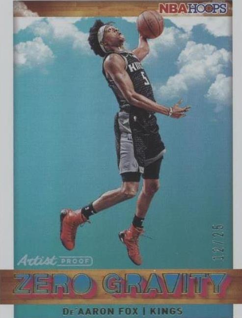 2019-20 Panini NBA Hoops - Zero Gravity De'Aaron Fox #11 Artist Proof ...