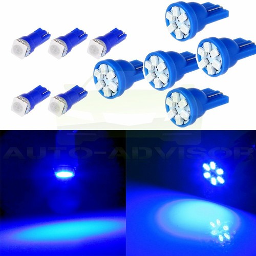 T5 & T10 Kit HID Blue Instrument Cluster DashBoard LED Bulb Light Lamp ...