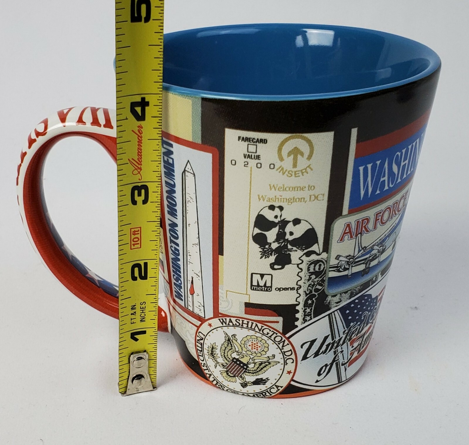 Washington DC Coffee Mug Monuments Persident Seal Tourist Souviner ...