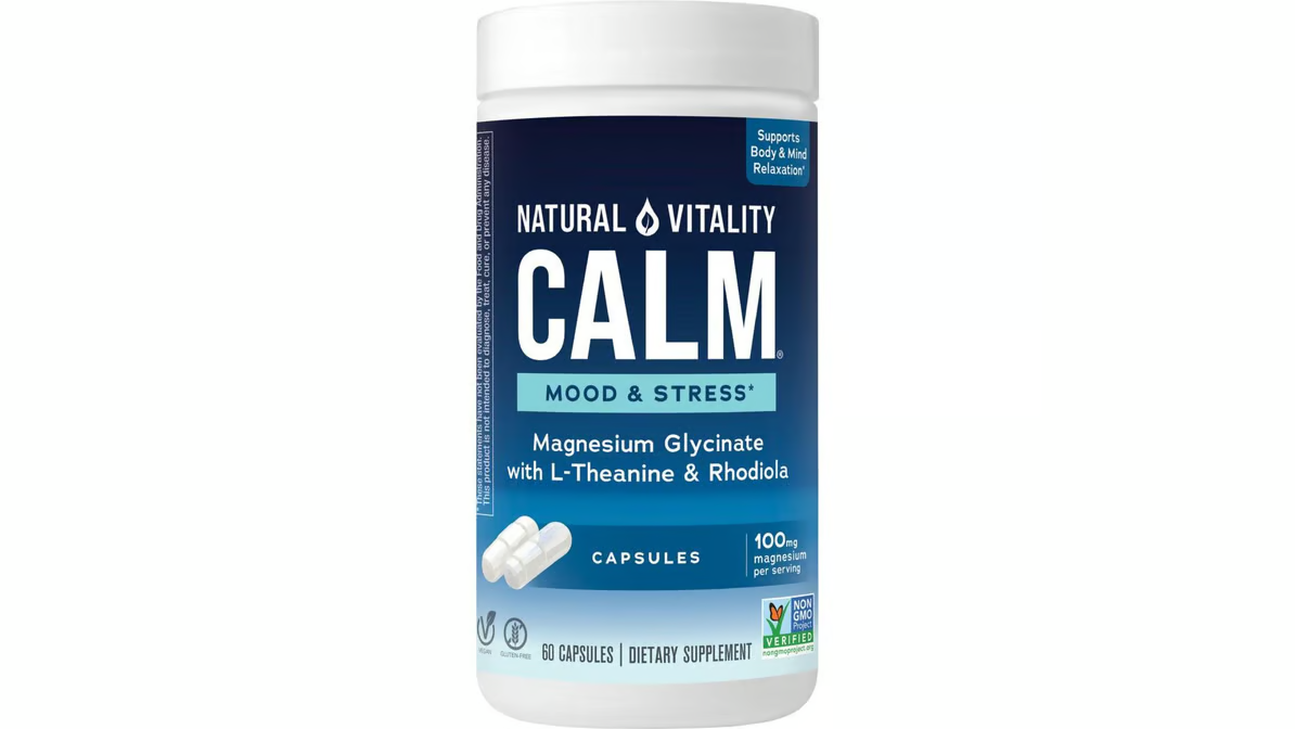 natural vitality calm capsules mood & stress 60 capsules BRAND NEW ...