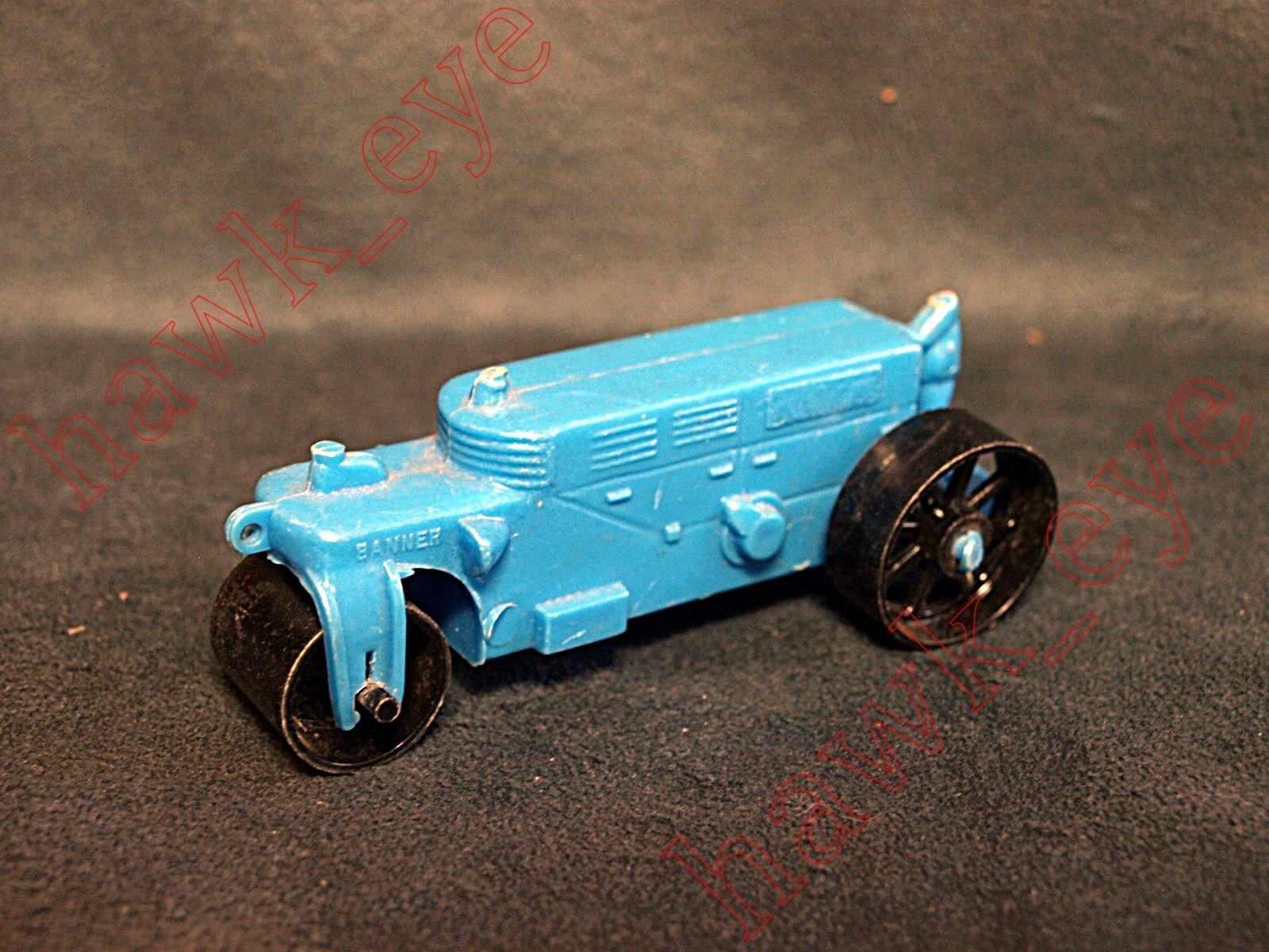 VINTAGE PLASTIC STEAM ROLLER TOY WITH DRIVER MADE USA BY BANNER | eBay