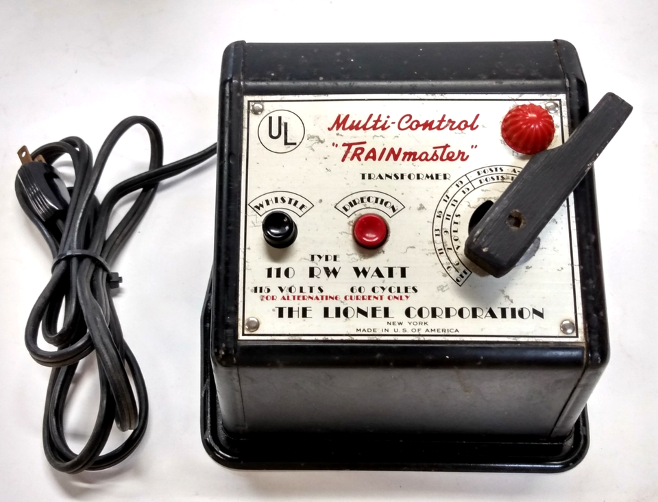 Vtg Lionel Trainmaster Transformer AC Only 110 RW Watt, Marx Multi ...