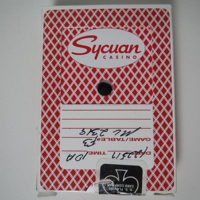 Sycuan Casino Playing Cards Deck El Cajon California Bee Club Special ...