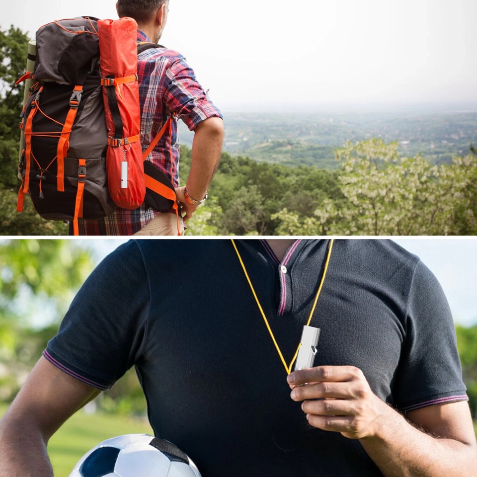 10 Pcs 120db Loud Emergency Survival SOS Whistle Camping Hiking ...