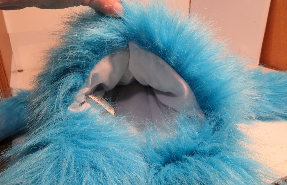 Silly Puppets 28" Blue Monster Puppet Full Body Ventriloquist Style ...