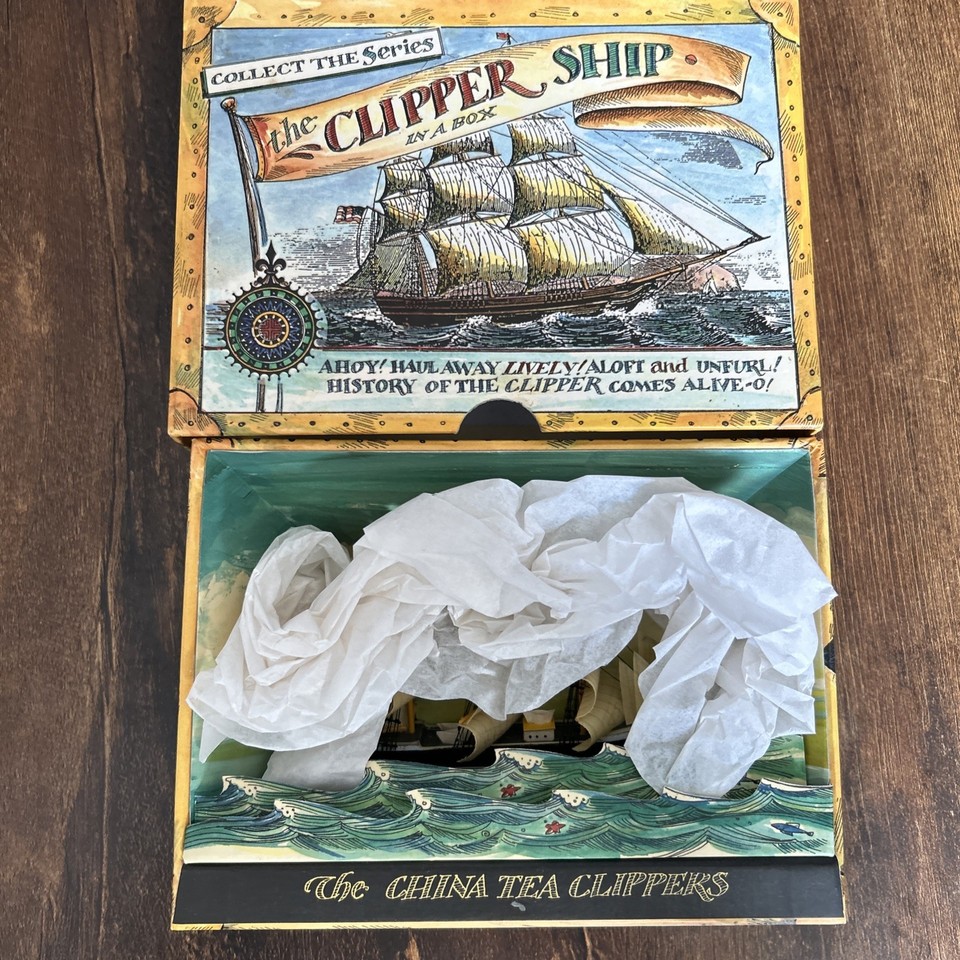The Clipper Ship In A Box 'The China Tea Clipper' Model Boat | eBay