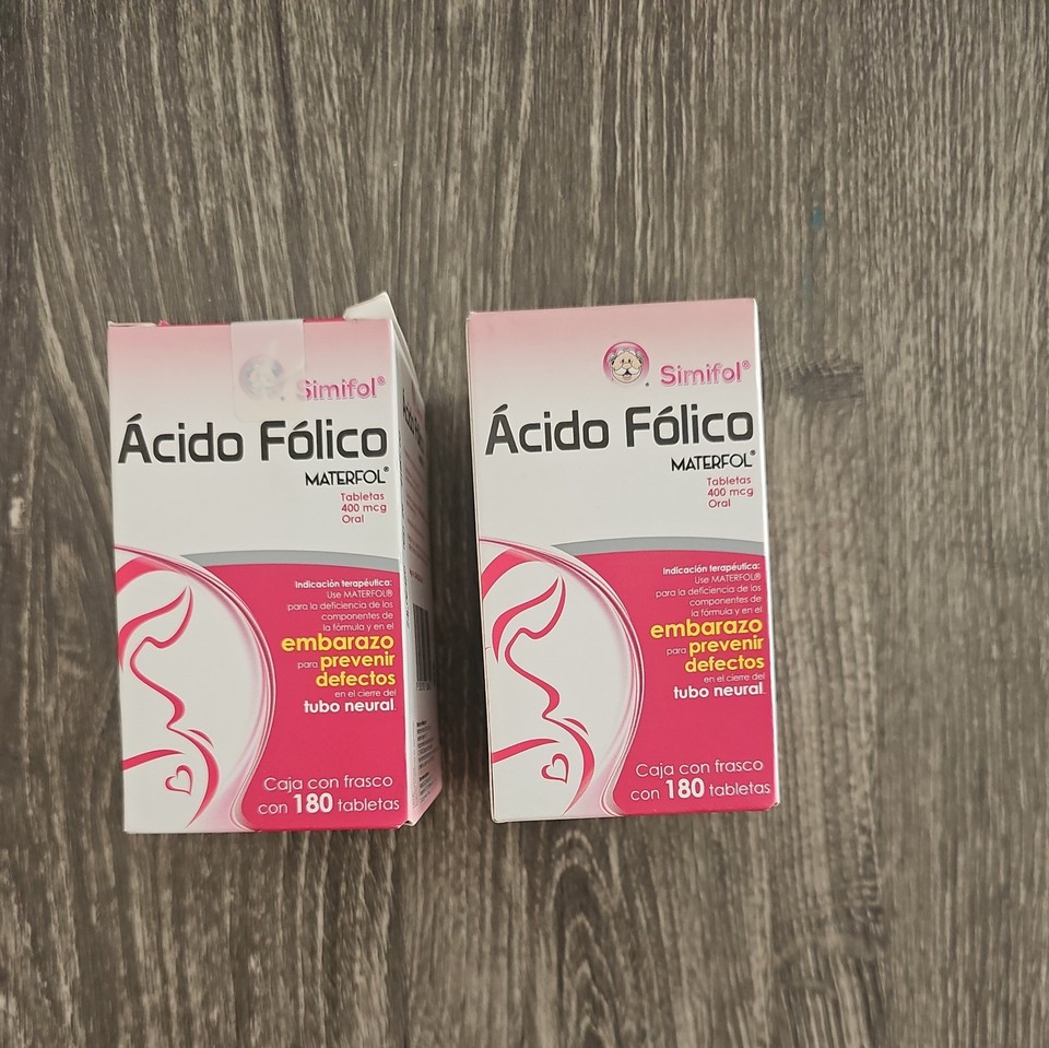 ACIDO FOLICO Simifol 180 Tabletas Envio Gratis Free Shipping (2 pack ...