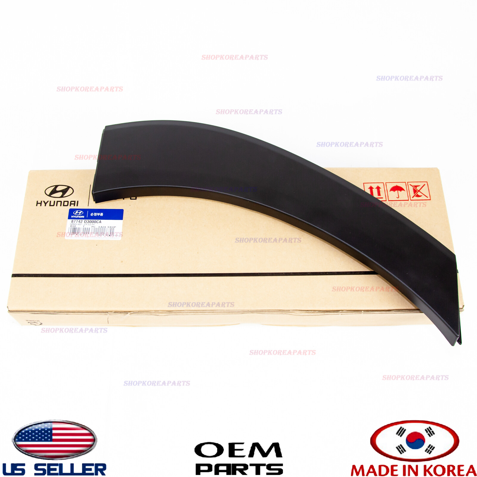 Genuine Rear Fender Wheel Garnish Molding Passenger Side OEM TUCSON ...