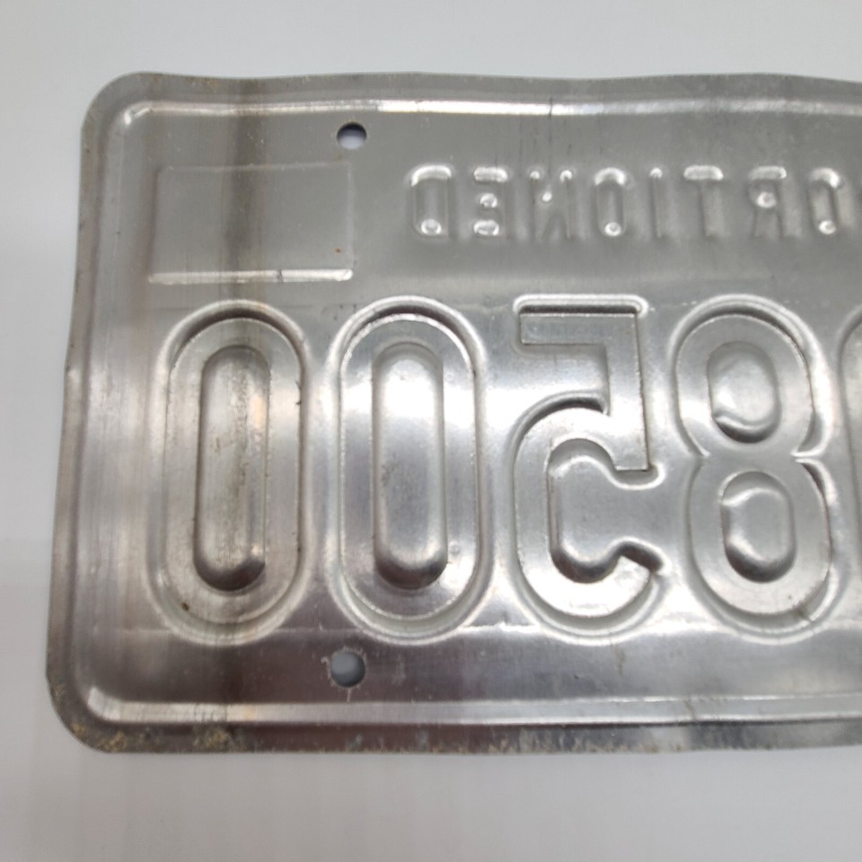 California License Apportioned Plate Car Tag Garage Decor Blue And Gold ...