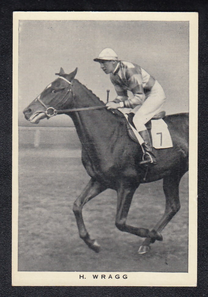Vintage 1937 HARRY WRAGG Horse Racing Sports Card | eBay