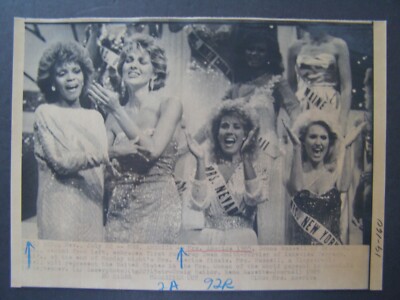 AP Wire Press Photo 1985 Mrs America Donna Russell of Brandon Miss and ...