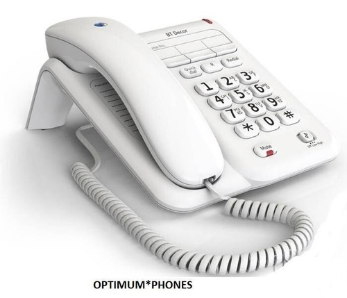 BT Decor 2100 Corded Telephone In White | eBay