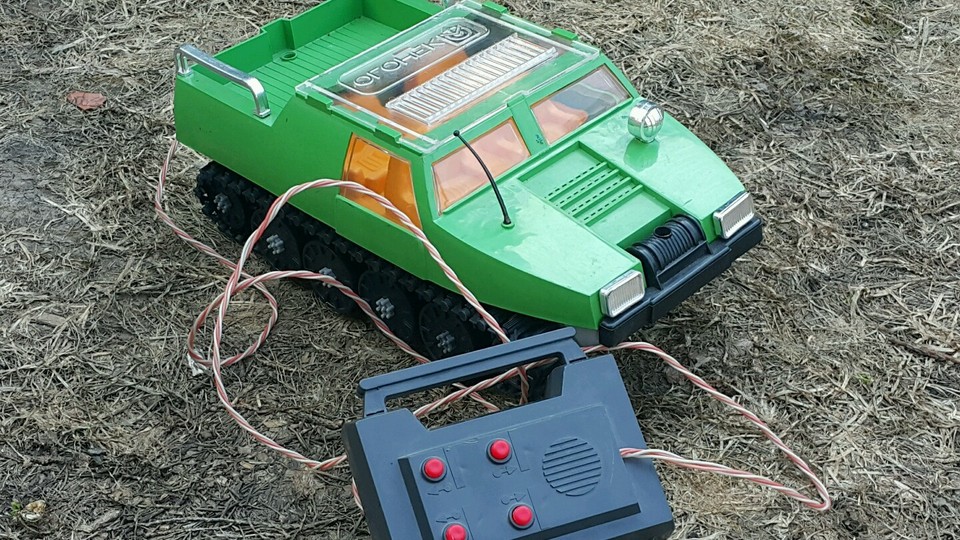 VINTAGE TOY ROCKET LAUNCHER MILITARY BTR 70'S USSR CCCP ERA BATT ...