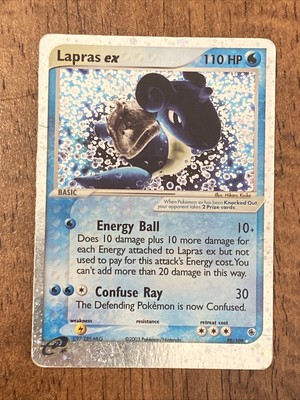 Lapras ex 99/109, EX Ruby & Sapphire (2003), Ultra Rare, Pokémon TCG ...